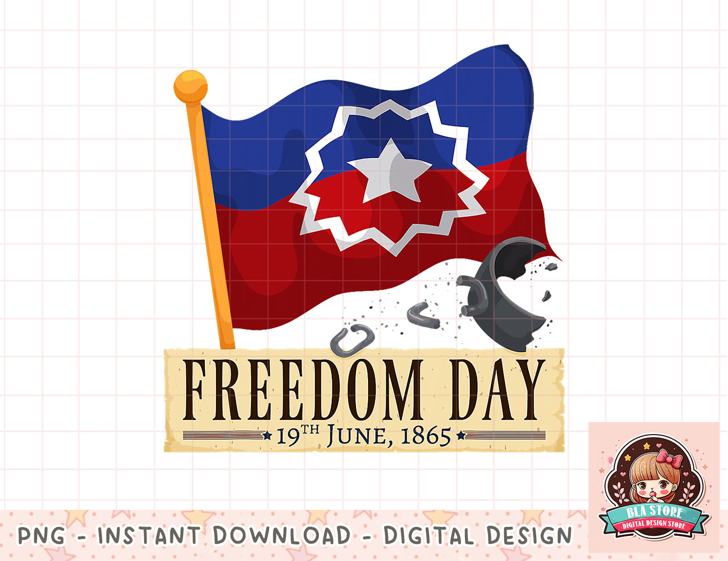 Black Proud African American for Juneteenth Flag png, instan | Inspire ...