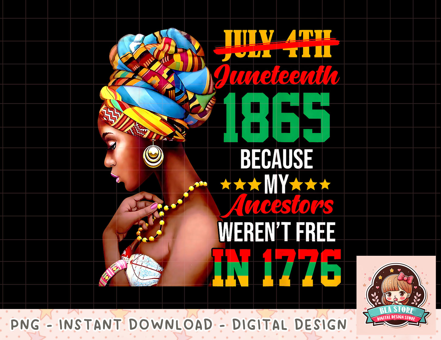 Black Queen Juneteenth 1865 Freedom African American Womens - Inspire ...