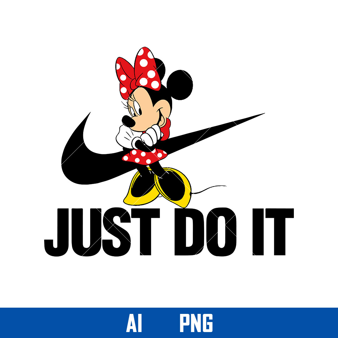 Minnie Nike Just Do It Png, Minnie Png, Disney Nike Png, Fas | Inspire ...