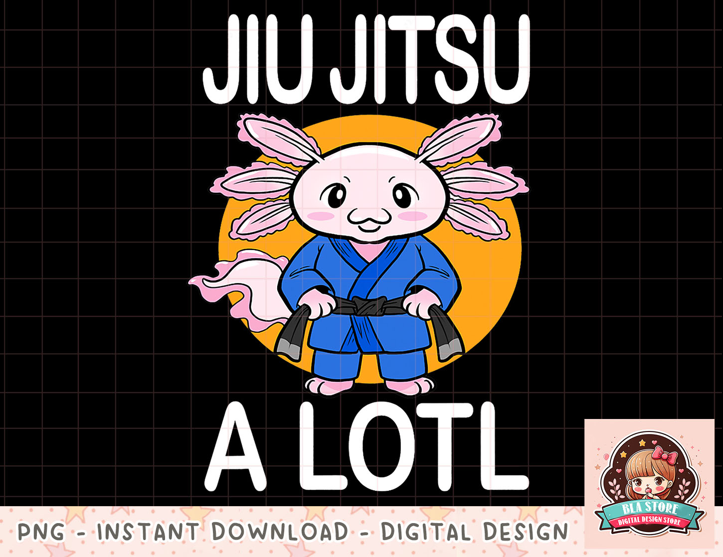 Brazilian Jiu Jitsu A Lotl BJJ Axolotl Jiu Jitsu png, instan | Inspire ...