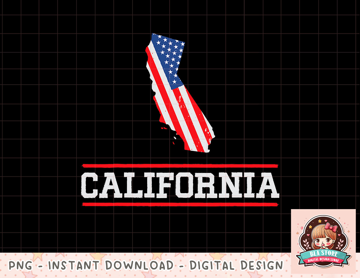 California US Flag - US State California Souvenir png, insta | Inspire ...