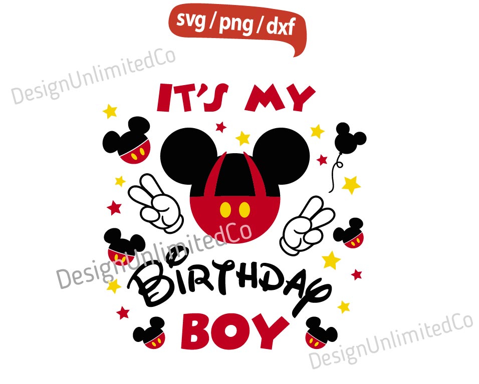 Mickey Boy Svg | Inspire Uplift