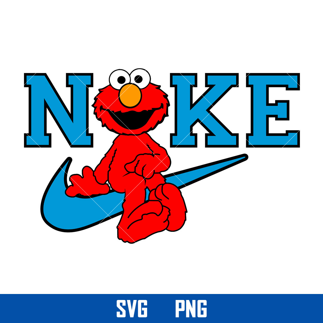 Nike Elmo Svg, Nike Logo Svg, Elmo Svg, Nike Sesame Street S | Inspire ...
