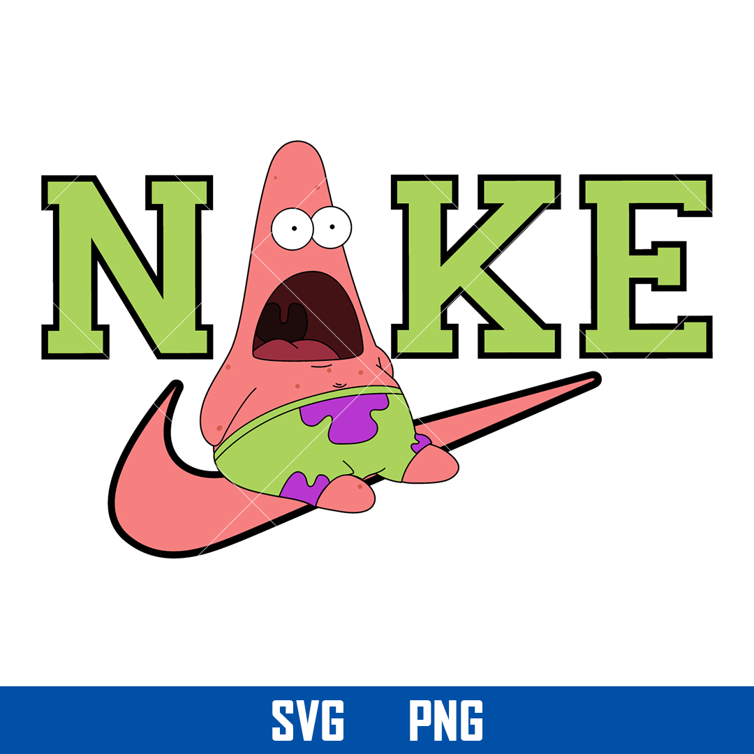 Nike Patrick Star Logo Svg, Nike Logo Svg, Patrick Star Svg, | Inspire ...