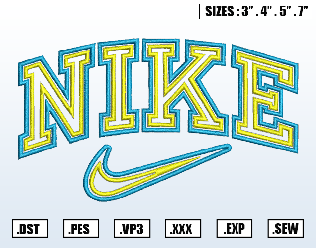 Nike Embroidery Design, Swooshes Machine Files, Machine Embr | Inspire ...