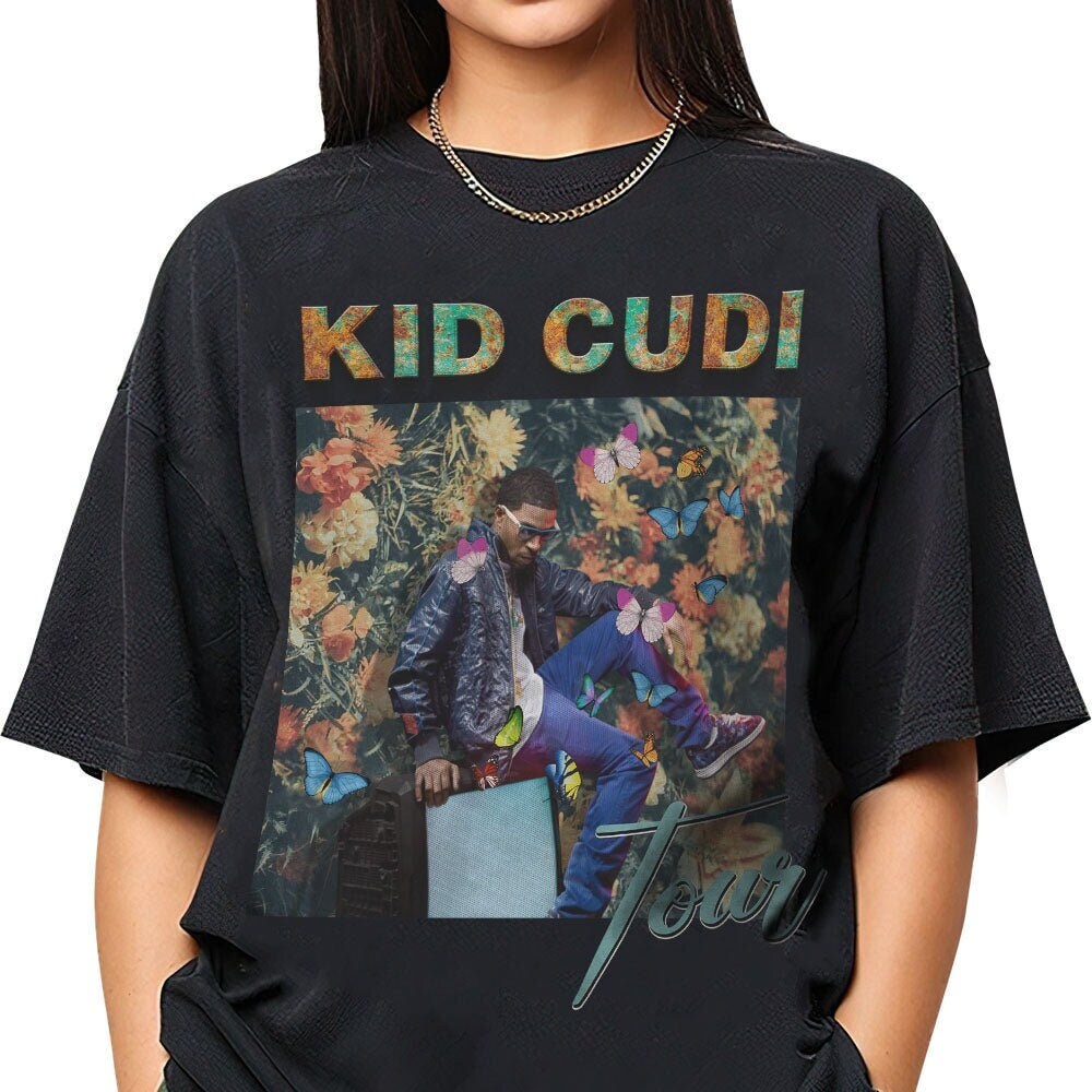 Vintage Kid Cudi Tour Merch Tee - 2022 Man On The | Inspire Uplift
