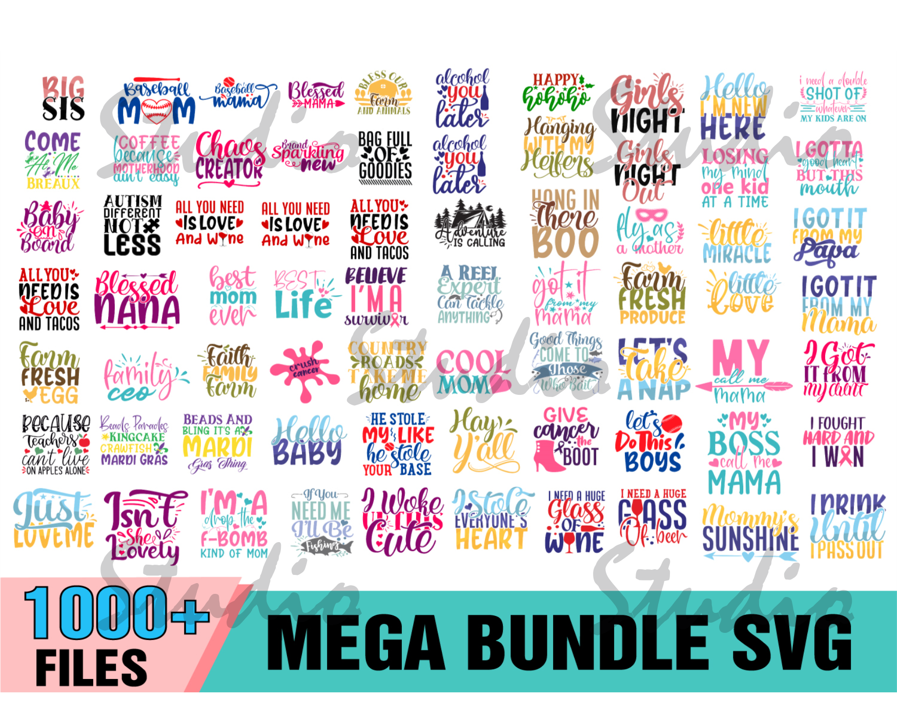 1000 Trending Quotes Mega Bundle SVG, Funny Quotes Svg, Quot | Inspire ...