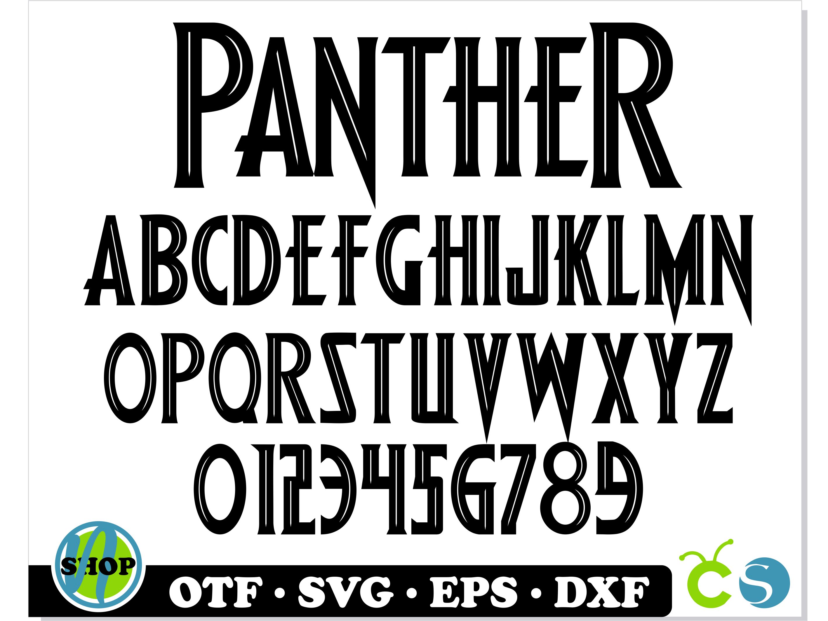 Black Panther Font OTF, Black Panther Font svg, Black Panthe | Inspire ...