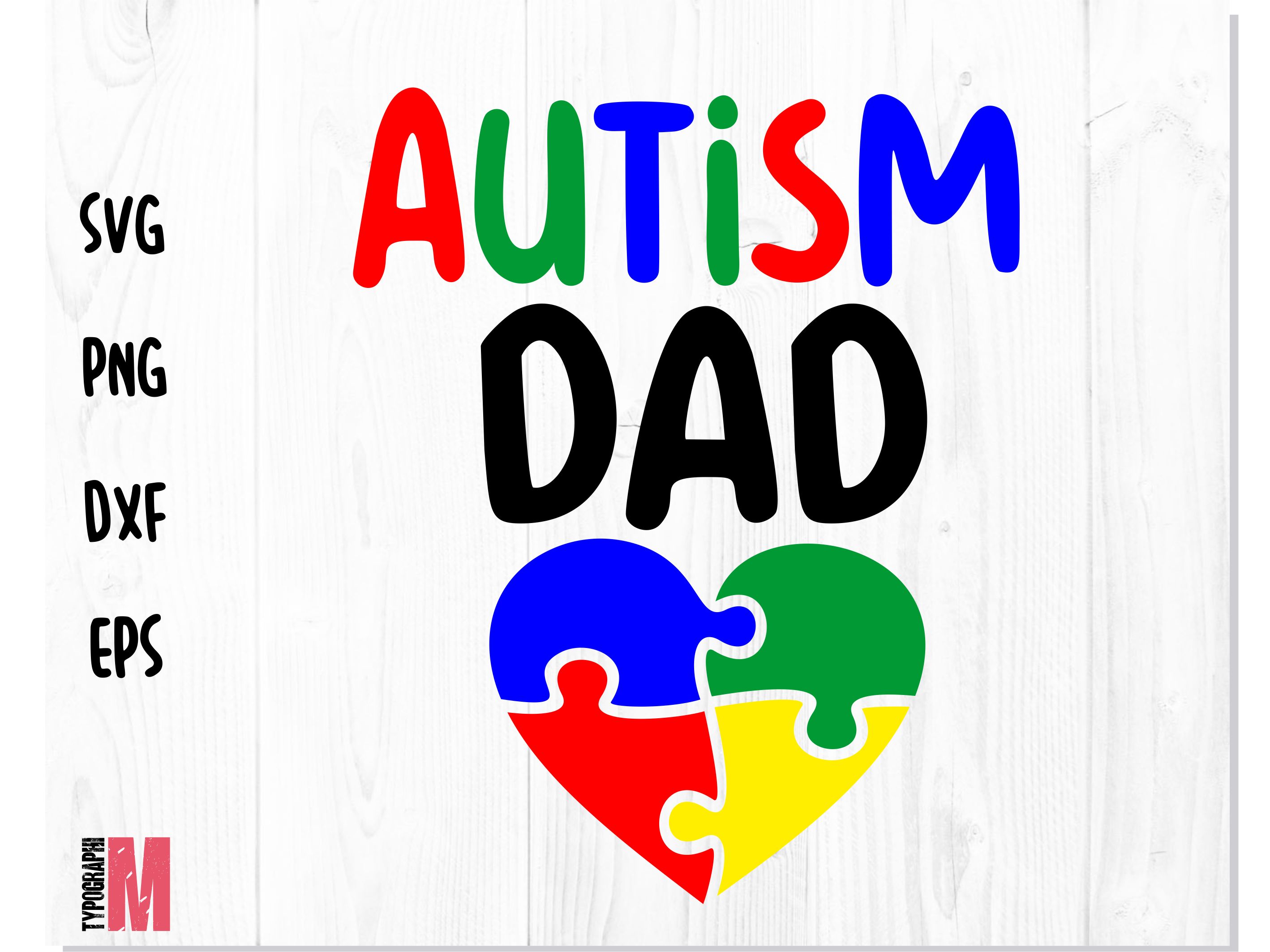 Autism DAD SVG, Autism SVG PNG, Autism puzzle SVG, Autism he | Inspire ...