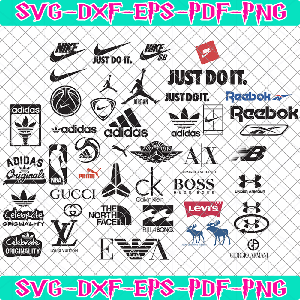 Fashion Brand svg, dxf, png, Fashion Brand logo bundle - Inspire Uplift