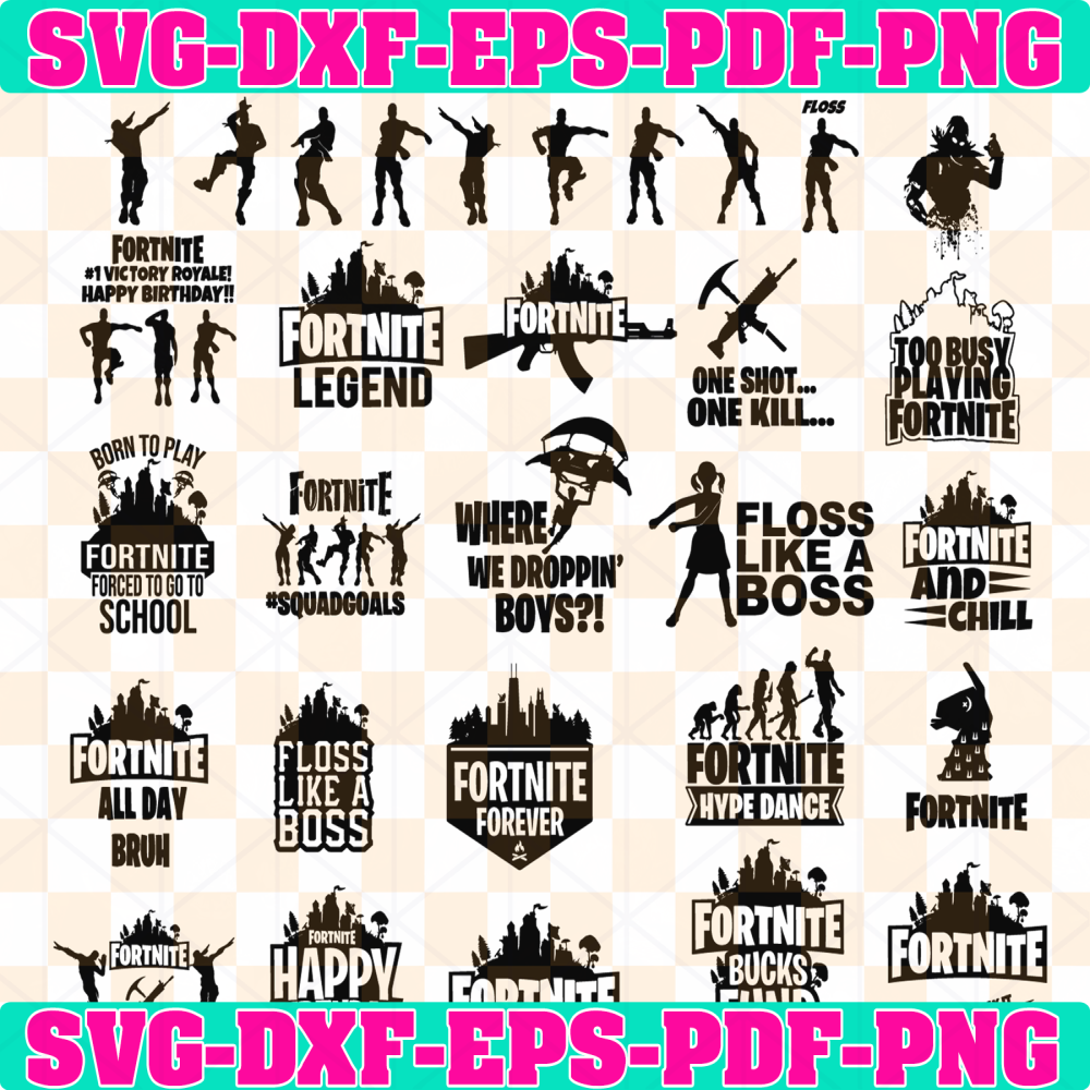 Fort Game Svg Bundle, Fort Game Svg, Fort Game Svg Fil - Inspire Uplift