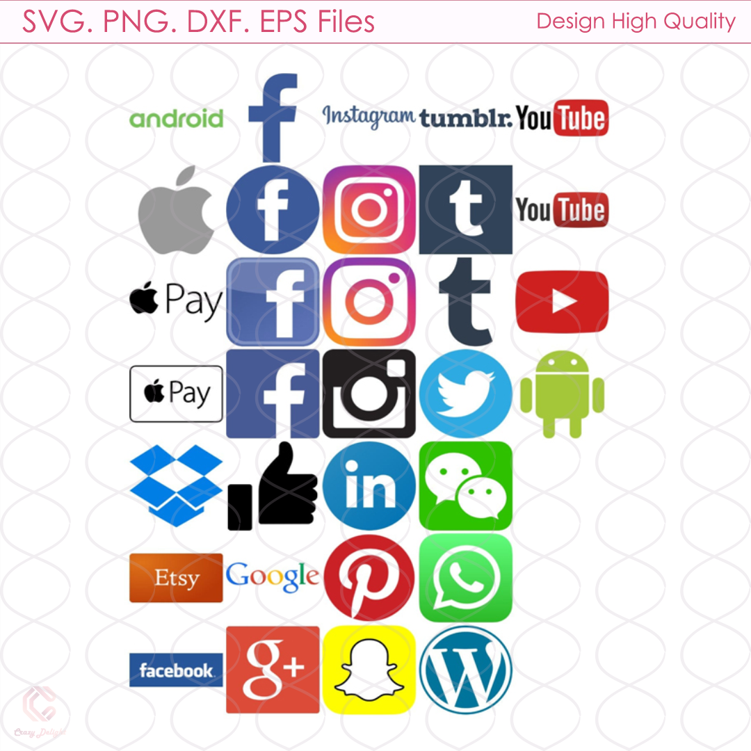 Social Media Logo Svg, Social Logo Svg, Facebook Logo Svg, I | Inspire ...