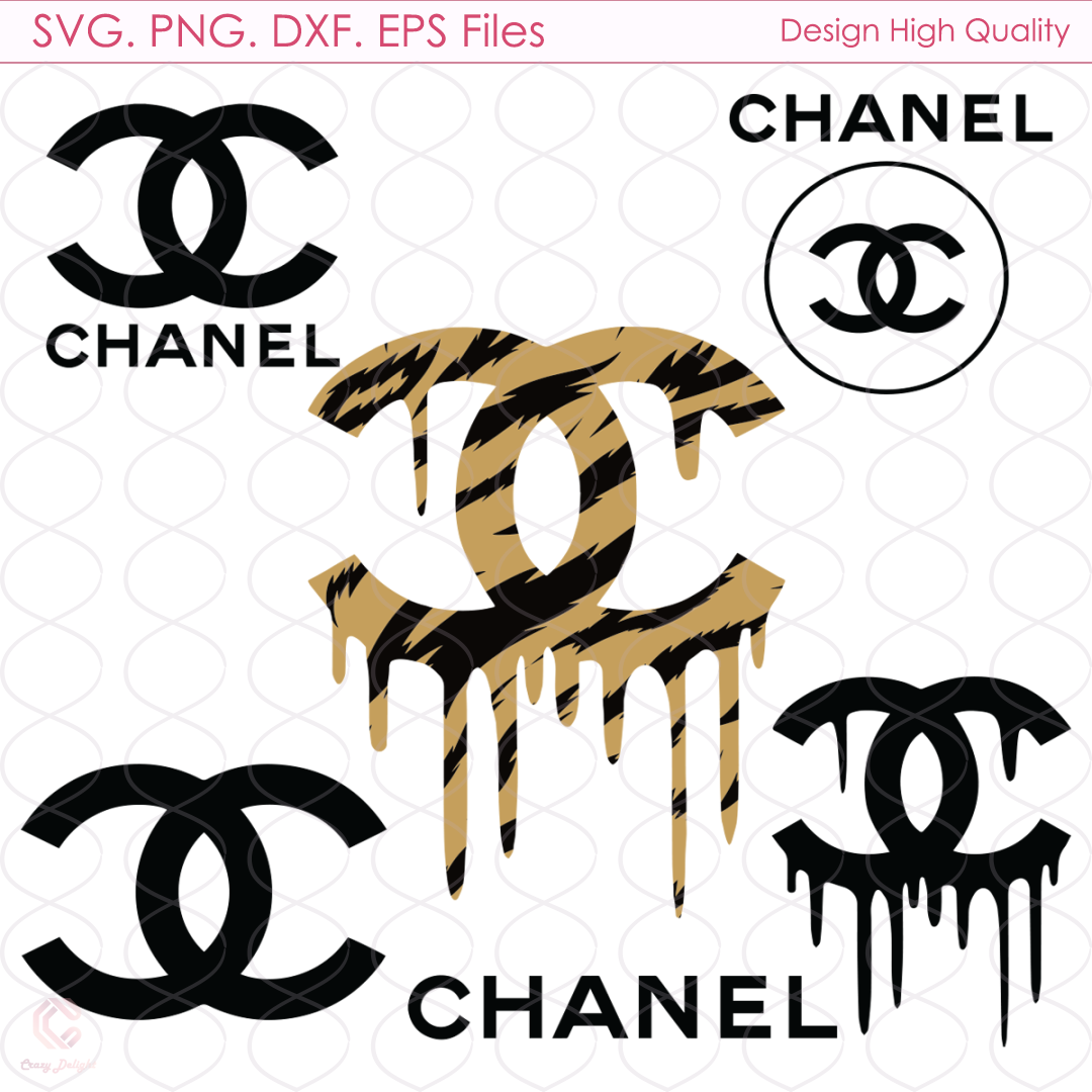 Chanel Logo Bundle Svg, Chanel Logo Svg, Leopard Chanel Svg - Inspire ...
