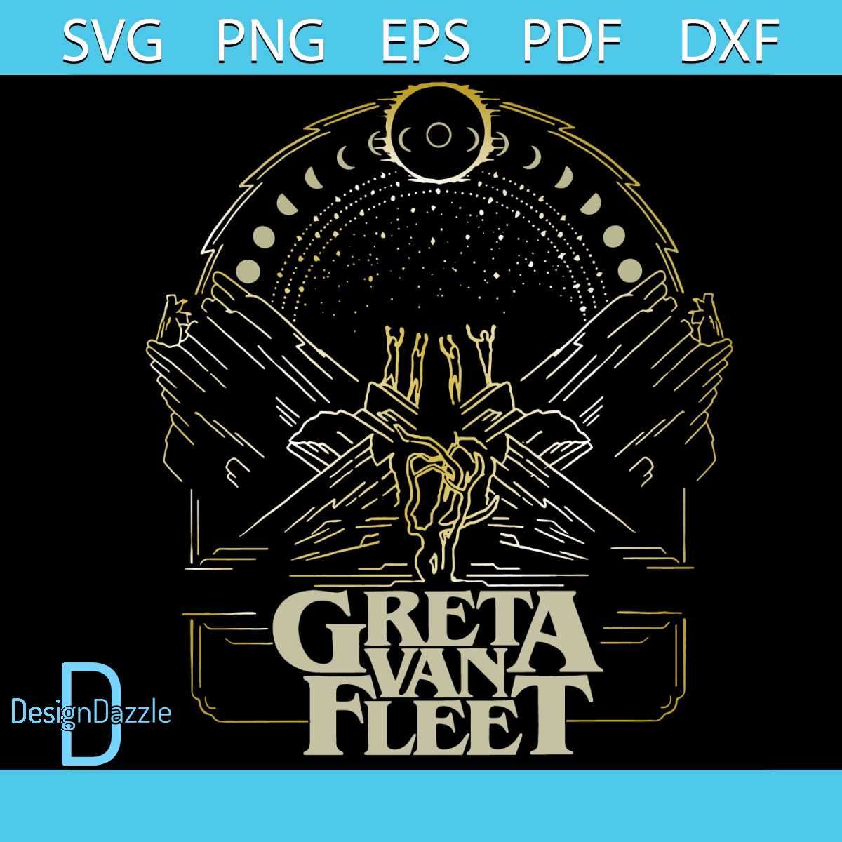 Greta Van Fleet Svg | Inspire Uplift