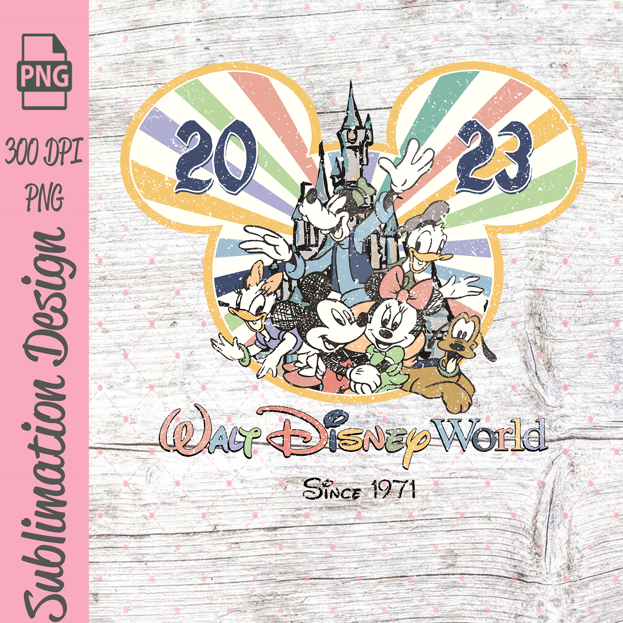 DisneyWorld 1971 Text SVG, Customize Family Trip 2023 SVG, M - Inspire ...