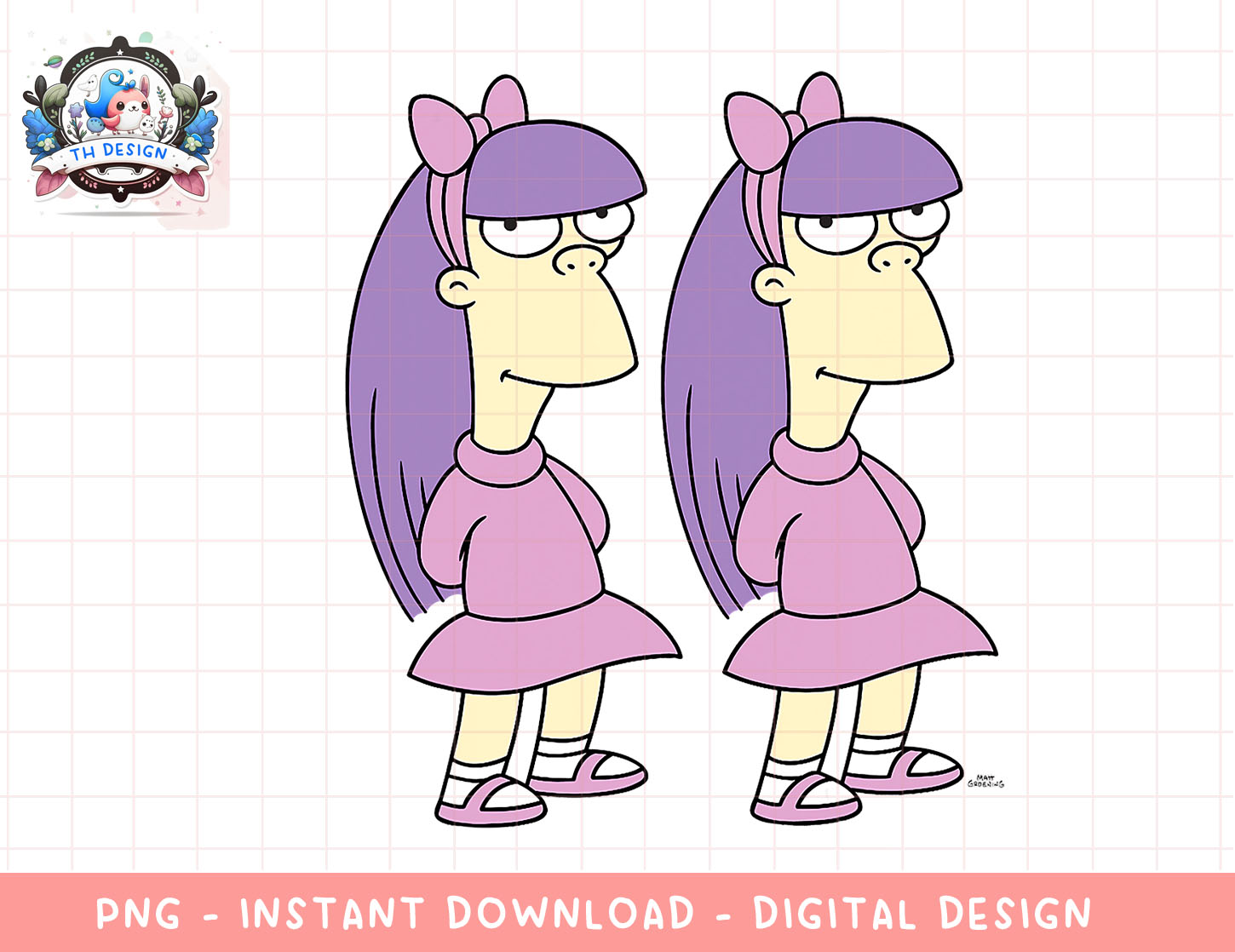 The Simpsons Sherri and Terri Twins png, sublimation.jpg | Inspire Uplift