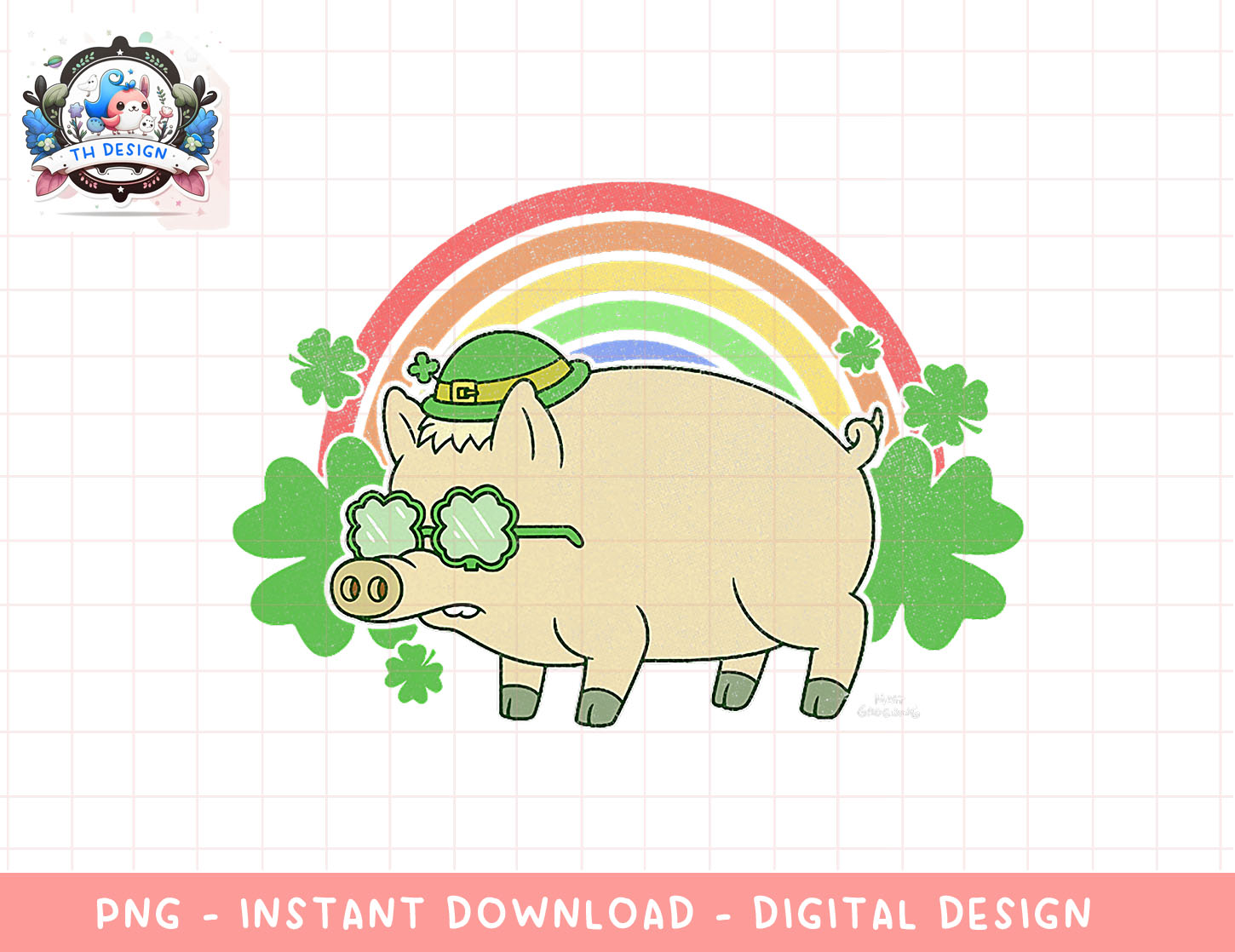 The Simpsons St. Patricks Day Harry Plopper Lucky Pig png, s | Inspire ...