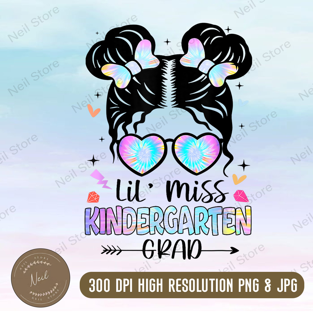 Little Miss Kindergarten Grad SVG, Kindergarten Graduation, 47% OFF