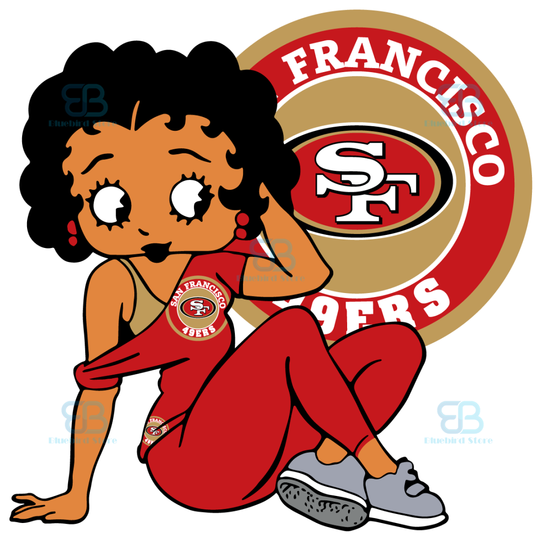 San Francisco 49Ers Betty Boop Svg, Sport Svg, NFL Sport Svg | Inspire ...