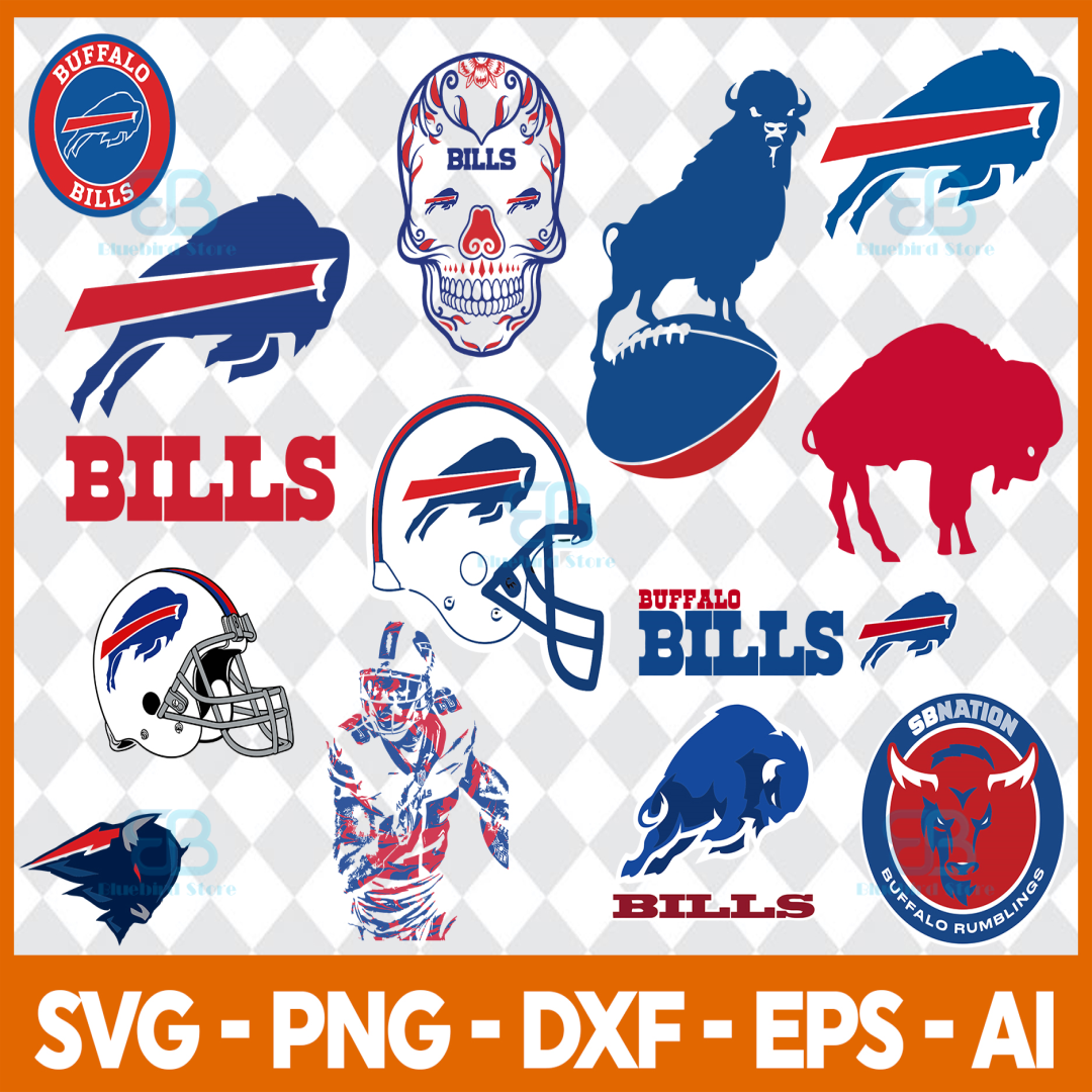 Buffalo Bills Bundle Logo, NFL Bills Svg, Bills Logo Svg, NF | Inspire ...