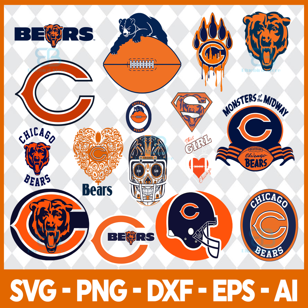 Chicago Bears Logo Svg, Bears Logo Svg, NFL Bears Svg, NFL S | Inspire ...