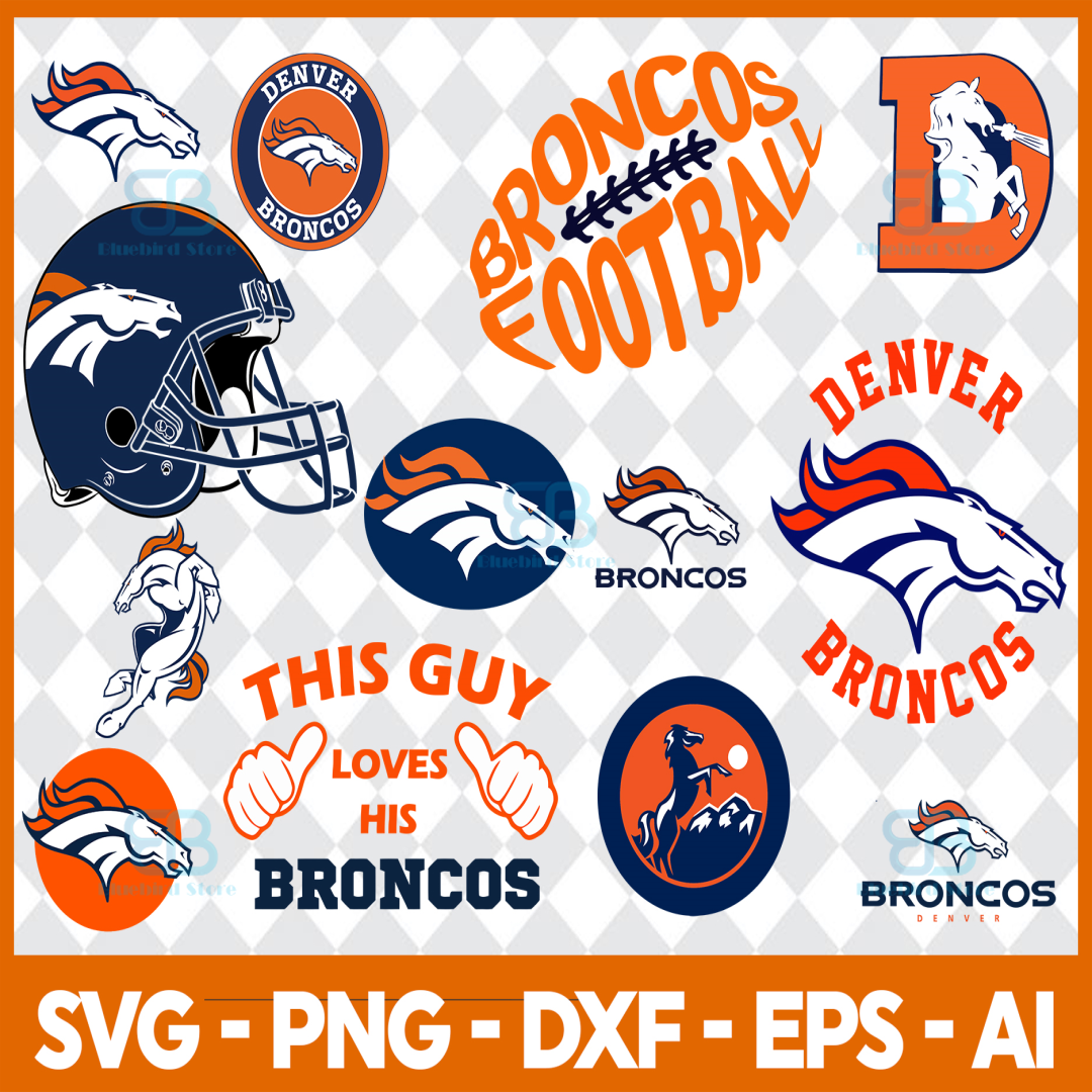 Denver Broncos Logo Svg, NFL Broncos Svg, American Football | Inspire ...