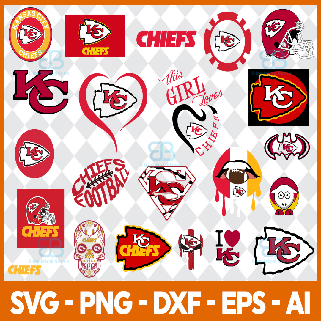 Kansas City Chiefs Logo, Chiefs Bundle Svg, NFL Chiefs Svg, | Inspire ...