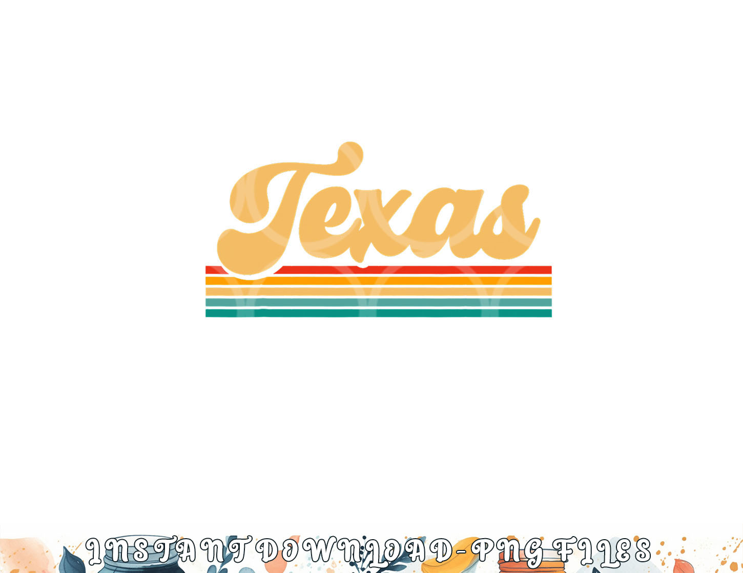 State of Texas png, digital download copy - Inspire Uplift