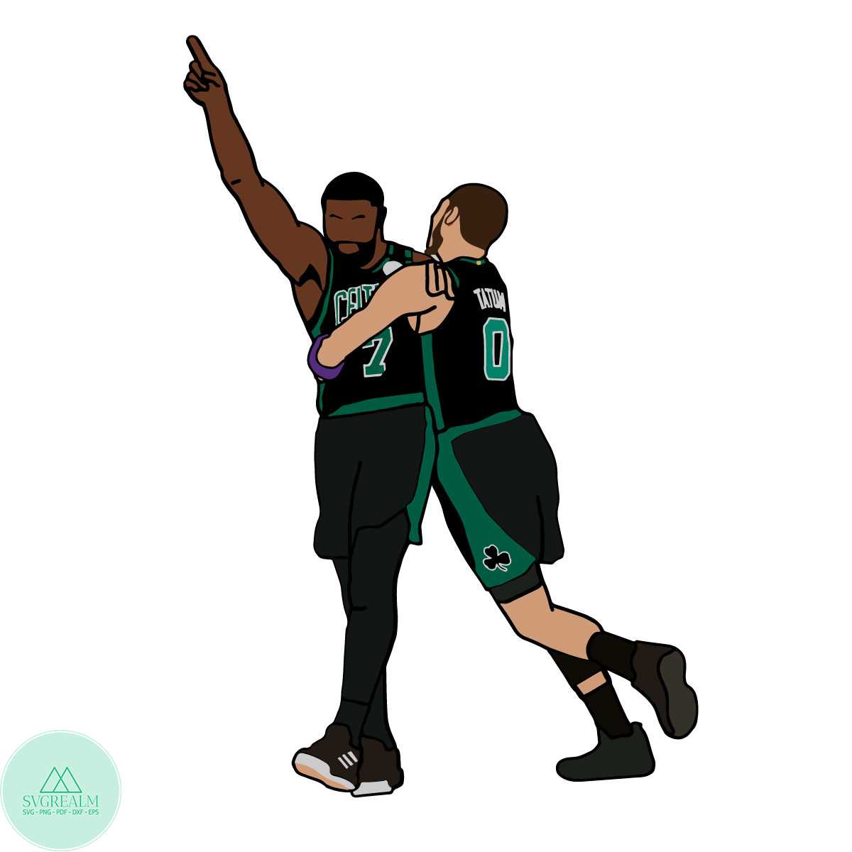 Jaylen Brown Jayson Tatum Svg, Sport Svg, Jalen Brown Svg, J - Inspire ...