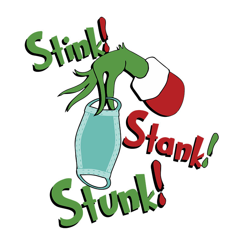 Stink Stank Stunk Grinch Hand Svg, The Grinch, Grinch Christ | Inspire ...