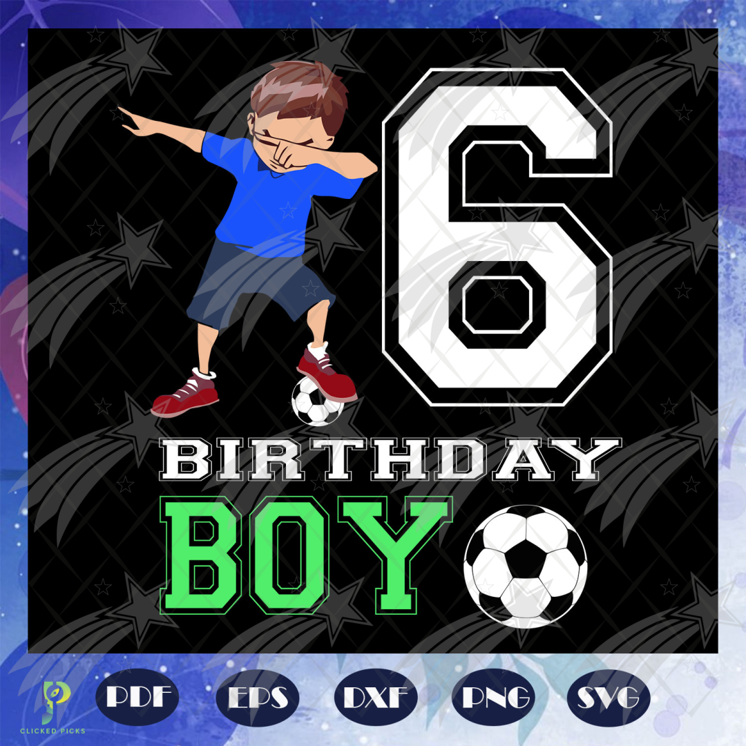 6th birthday boy,6th birthday svg, 6th birthday g - Inspire Uplift
