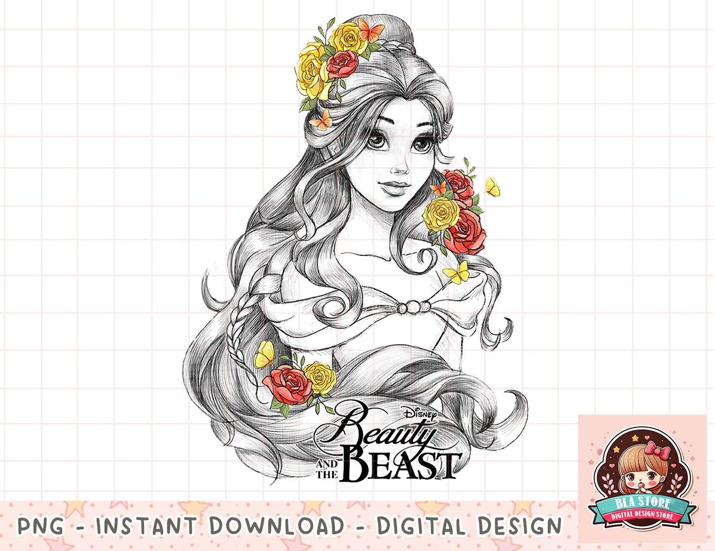 Beauty And The Beast Belle Sketch Belle: Stripped Down | The Female