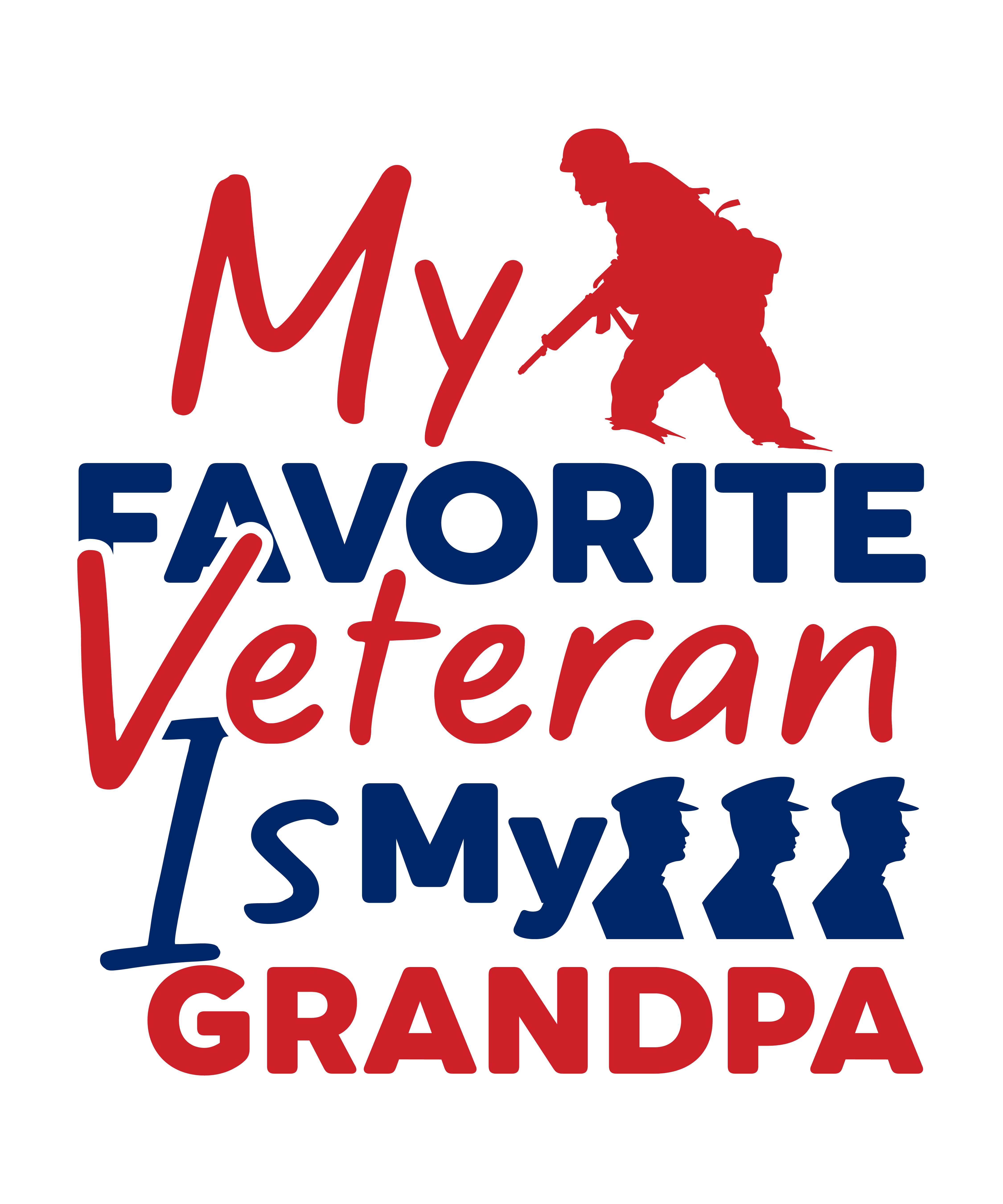 My Favorite Veteran Svg, American Flag Svg, USA Svg, Militar | Inspire ...