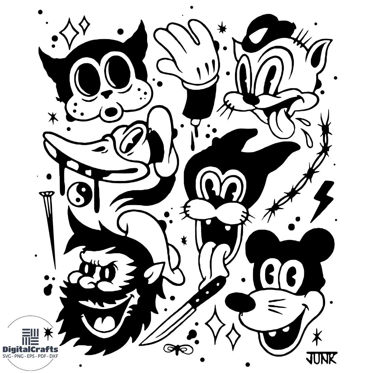Im Already Dead Shop Junk Flash Svg, Disney Svg, Goofy Svg, | Inspire ...