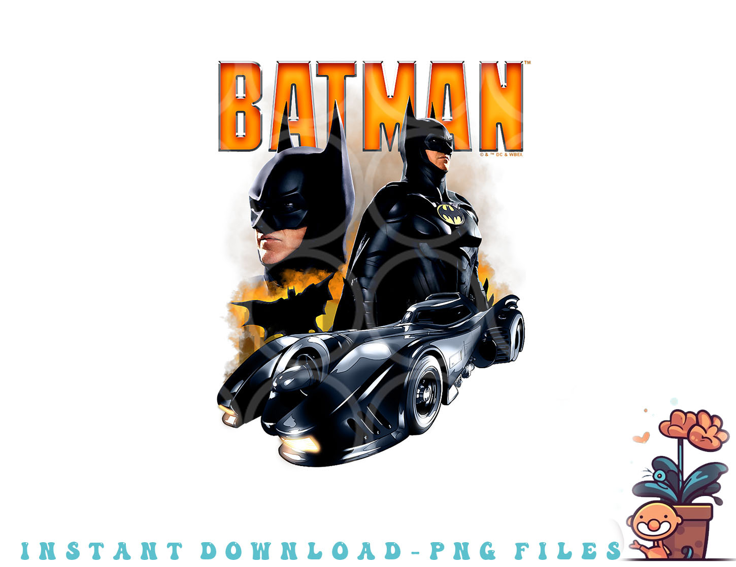 The Flash Movie Multiple Batman png, digital download copy - Inspire Uplift