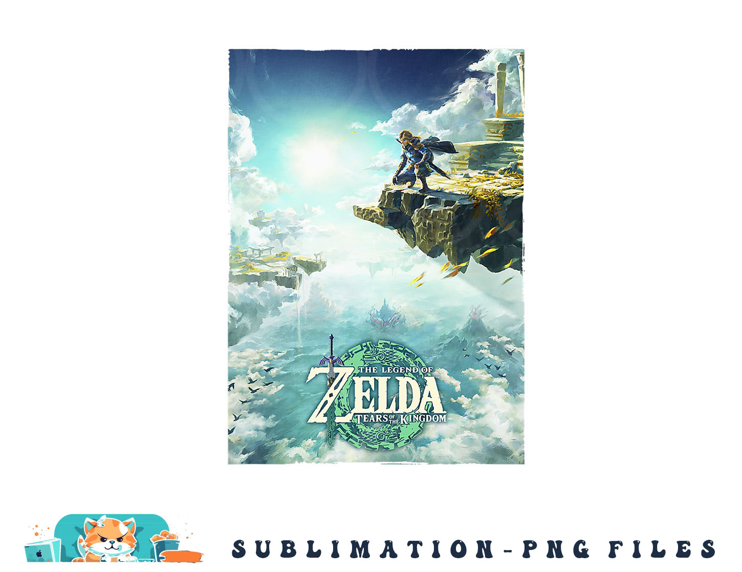 The Legend of Zelda Tears Of The Kingdom Box Art Poster png, - Inspire ...