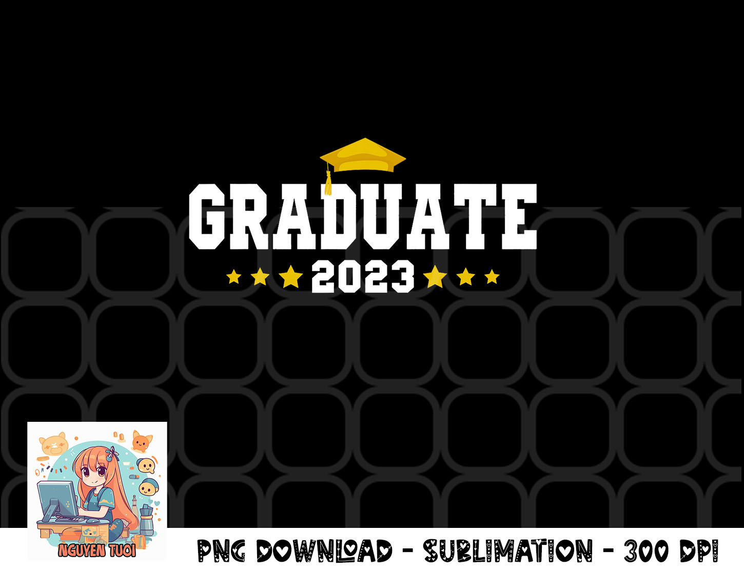 Graduate 2023 Class Of 2023 Senior Graduation png, digital d - Inspire ...