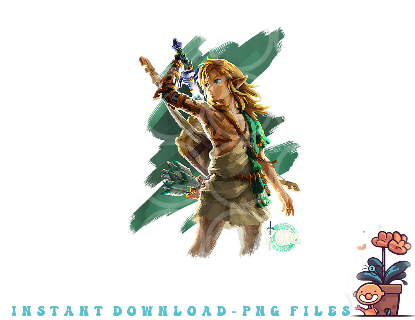 The Legend of Zelda Tears Of The Kingdom Link Hero Poster Pr | Inspire ...