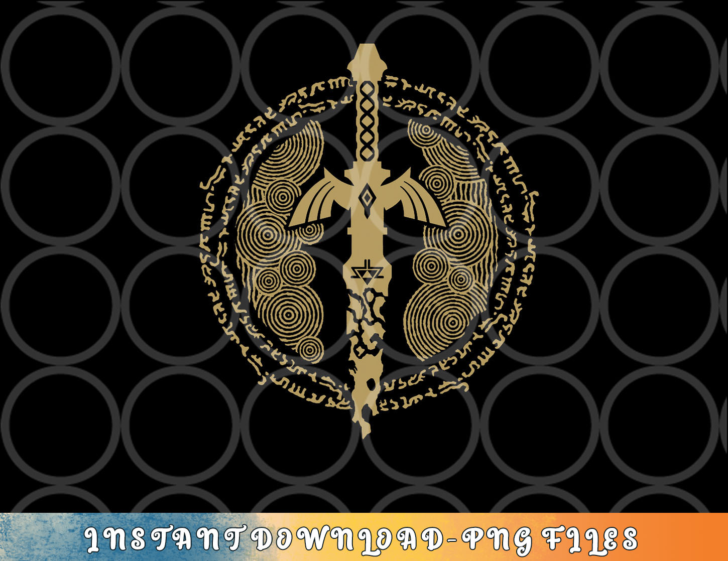 The Legend of Zelda Tears Of The Kingdom Master Sword Logo p | Inspire ...