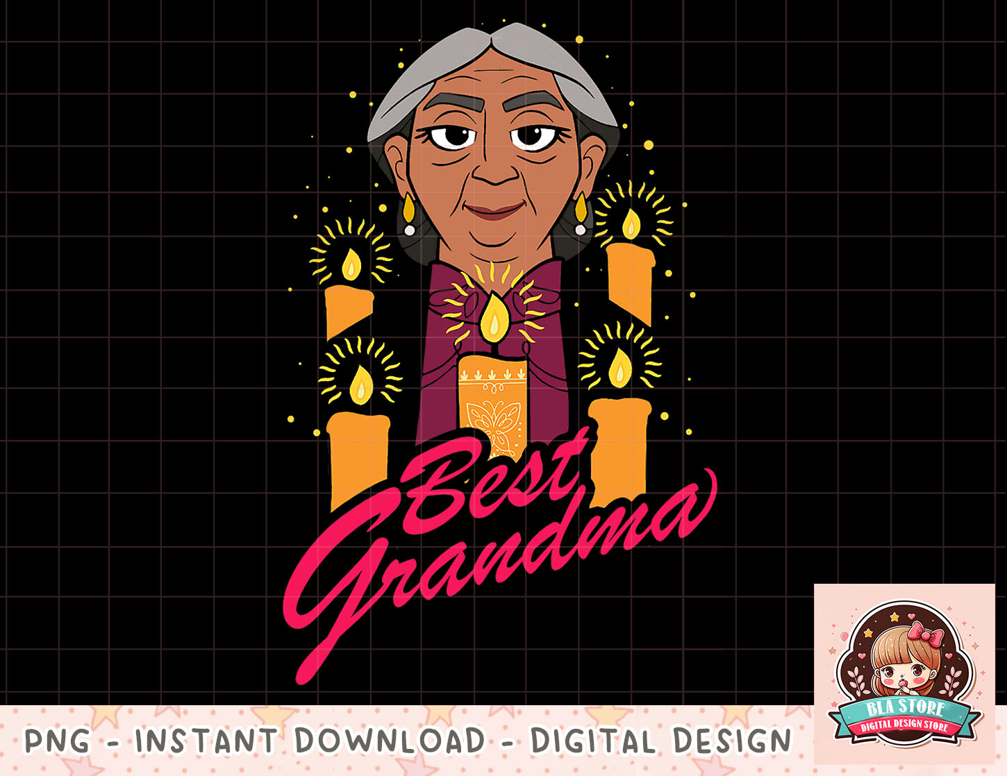 Disney Encanto Alma Madrigal Best Grandma png, instant downl | Inspire ...