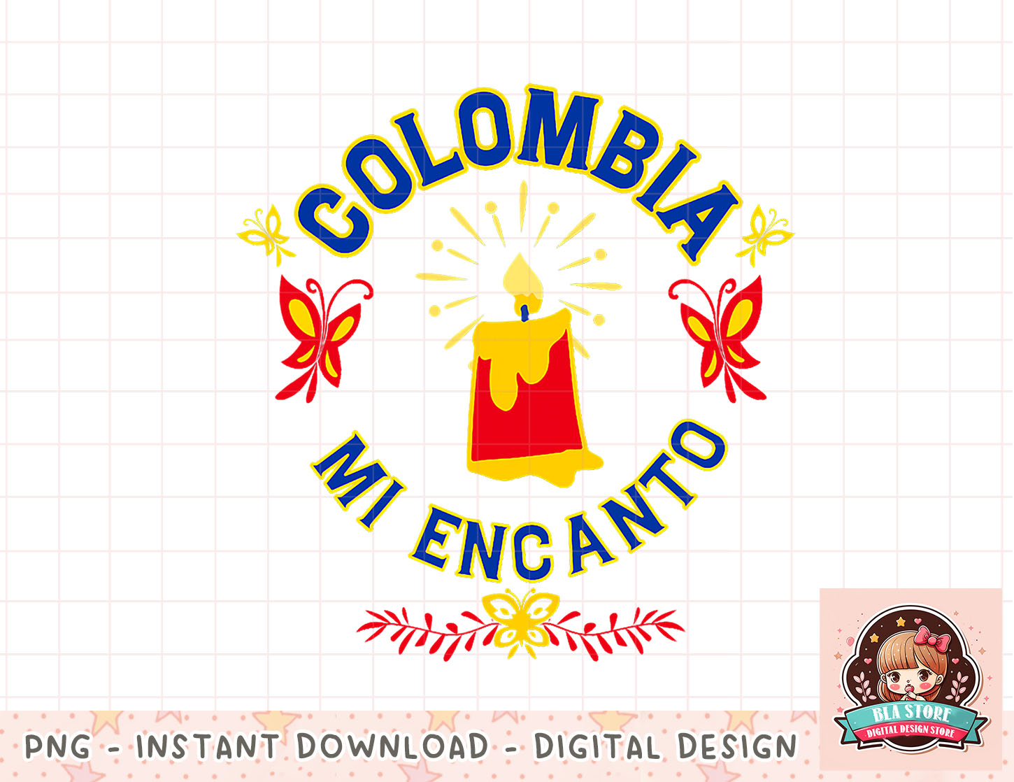 Disney Encanto Colombia Mi Encanto Candle png, instant downl | Inspire ...
