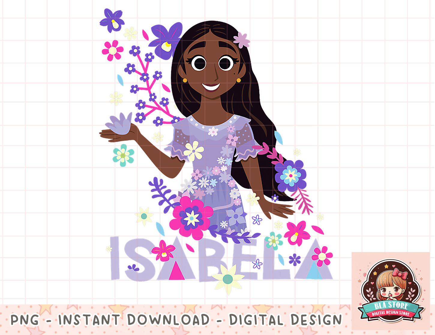 Disney Encanto Isabela Poster png, instant download, digital - Inspire ...