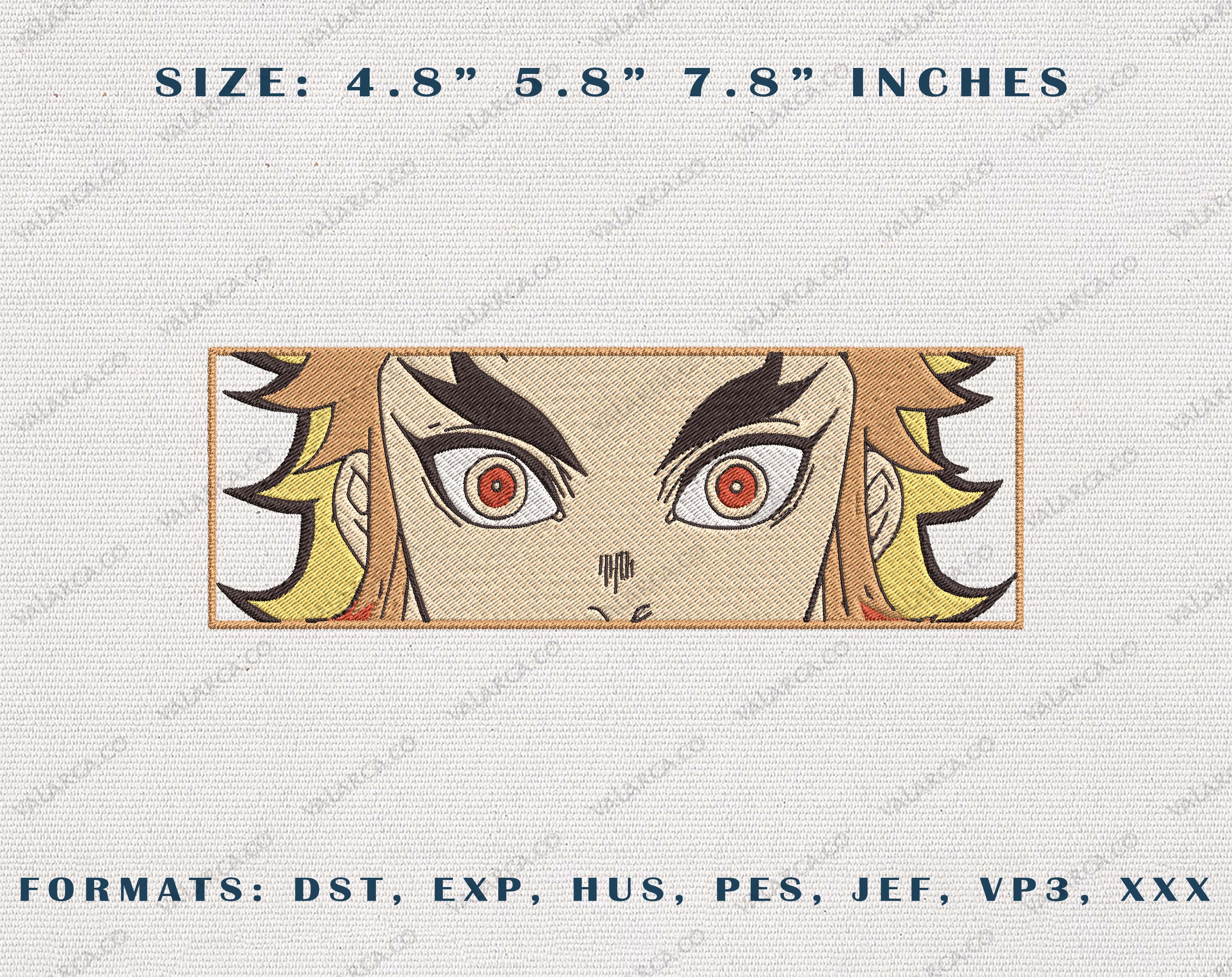 Demon Slayer Anime Embroidery Designs, Anime Embroidery Fil | Inspire ...