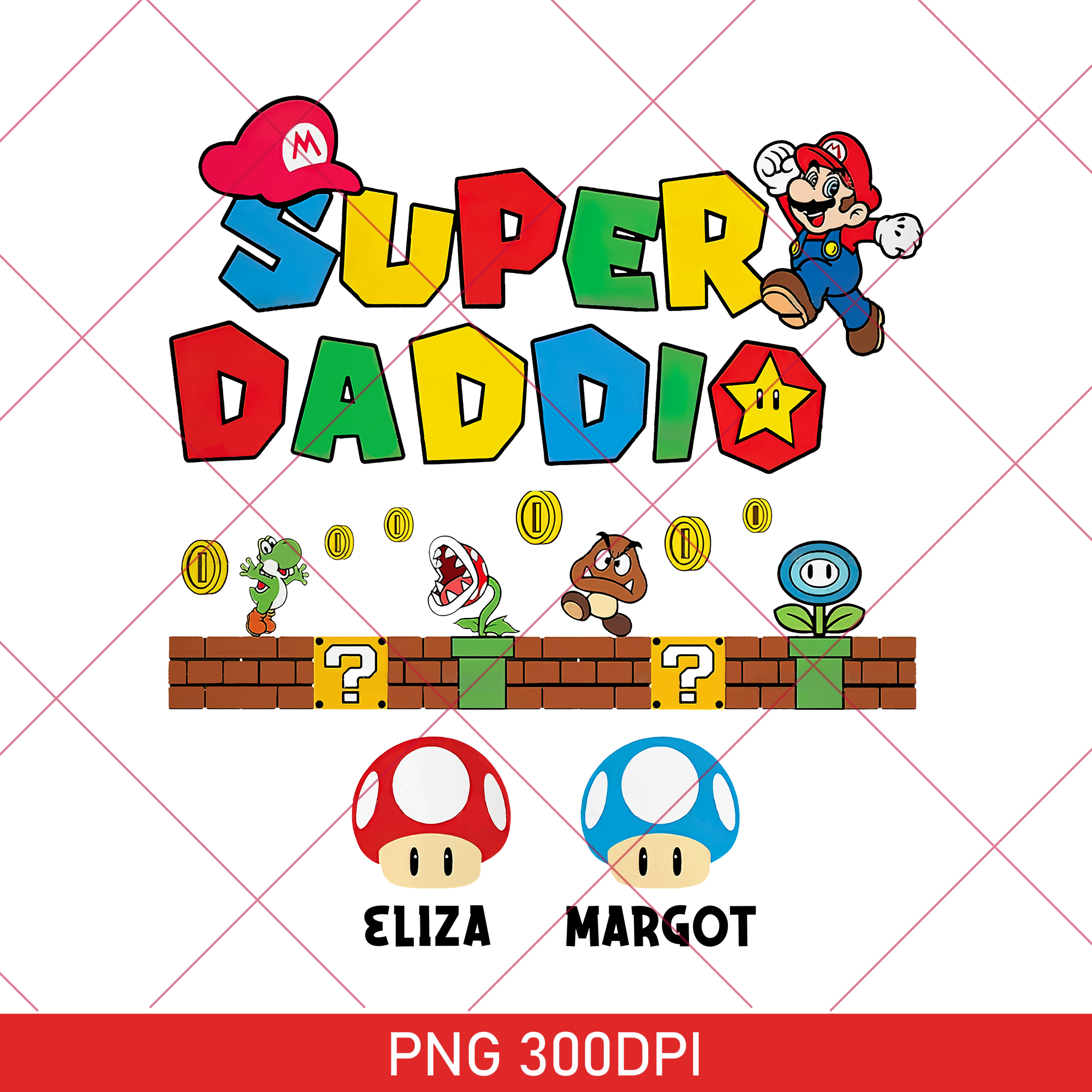 Cute Pixel Super Mario PNG, Super Mario PNG, Mario & Friend - Inspire ...