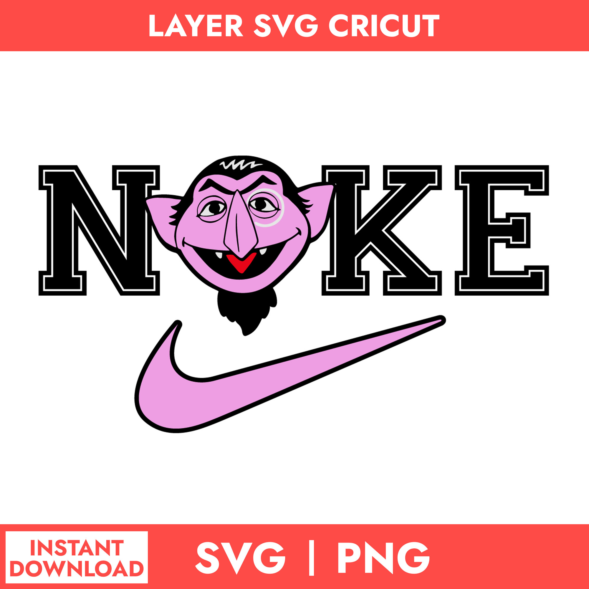 Nike Count Von Count Svg, Nike Logo Svg, Count Von Count Svg | Inspire ...