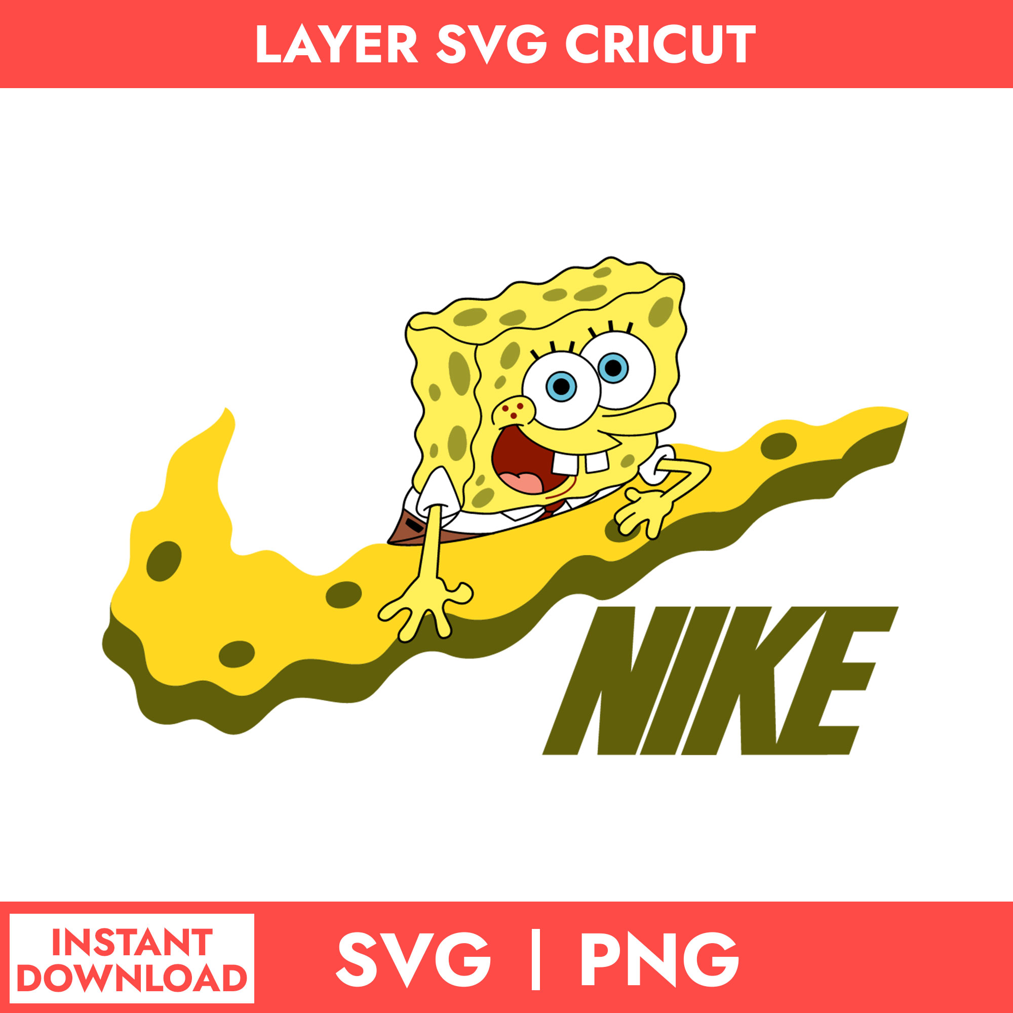 Nike Spongebob Svg, Nike Logo Svg, Spongebob Svg, Png Digita - Inspire ...