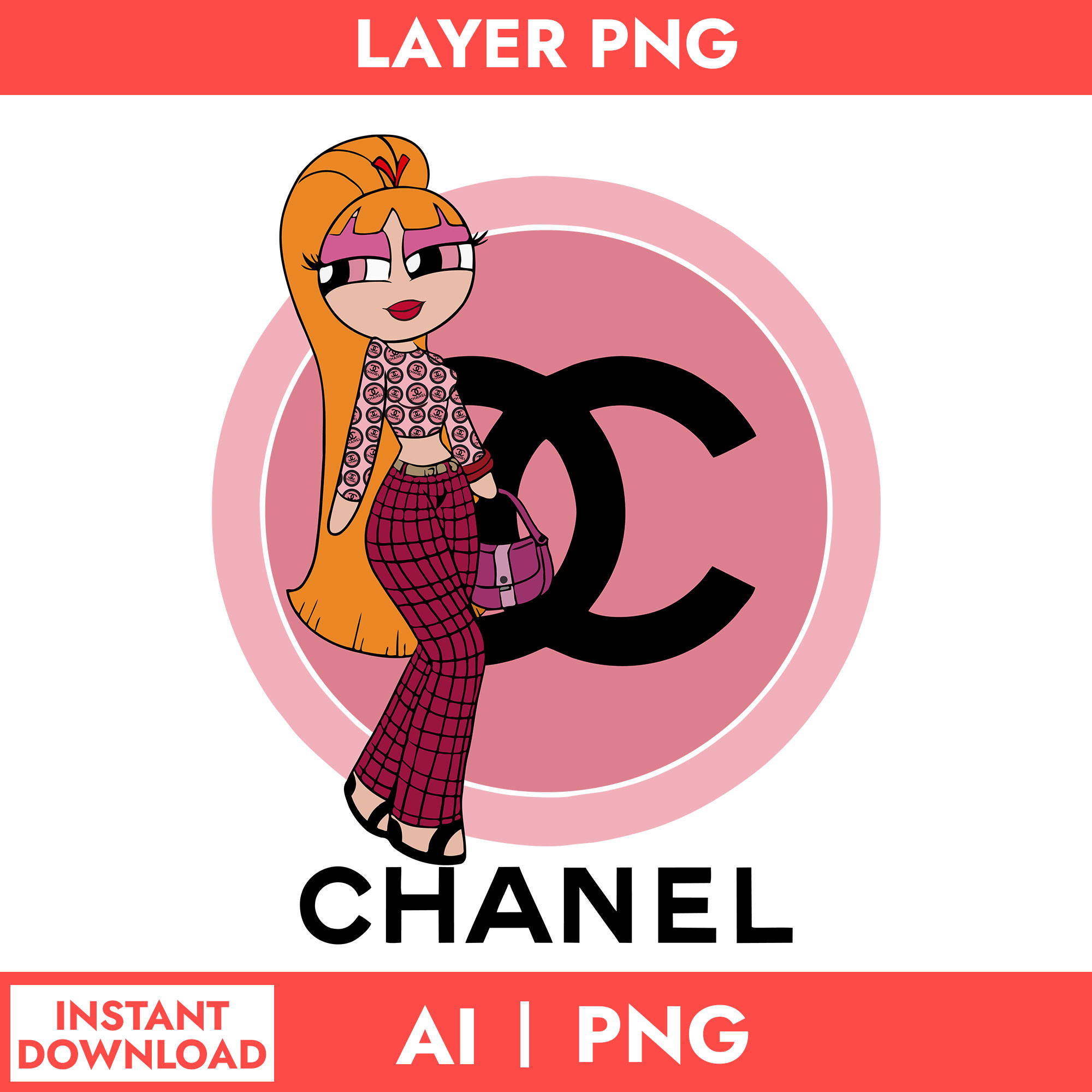 Chanel Powerpuff Girls Png, Chanel Logo Png, Chanel Brands L - Inspire ...