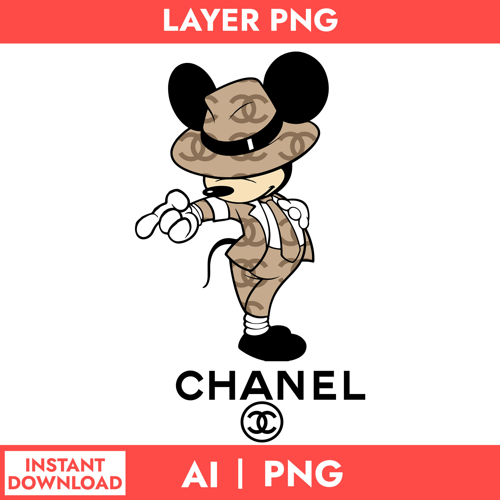 Mickey Chanel Png, Chanel Brands Logo Png, Mickey Png, Disne - Inspire ...