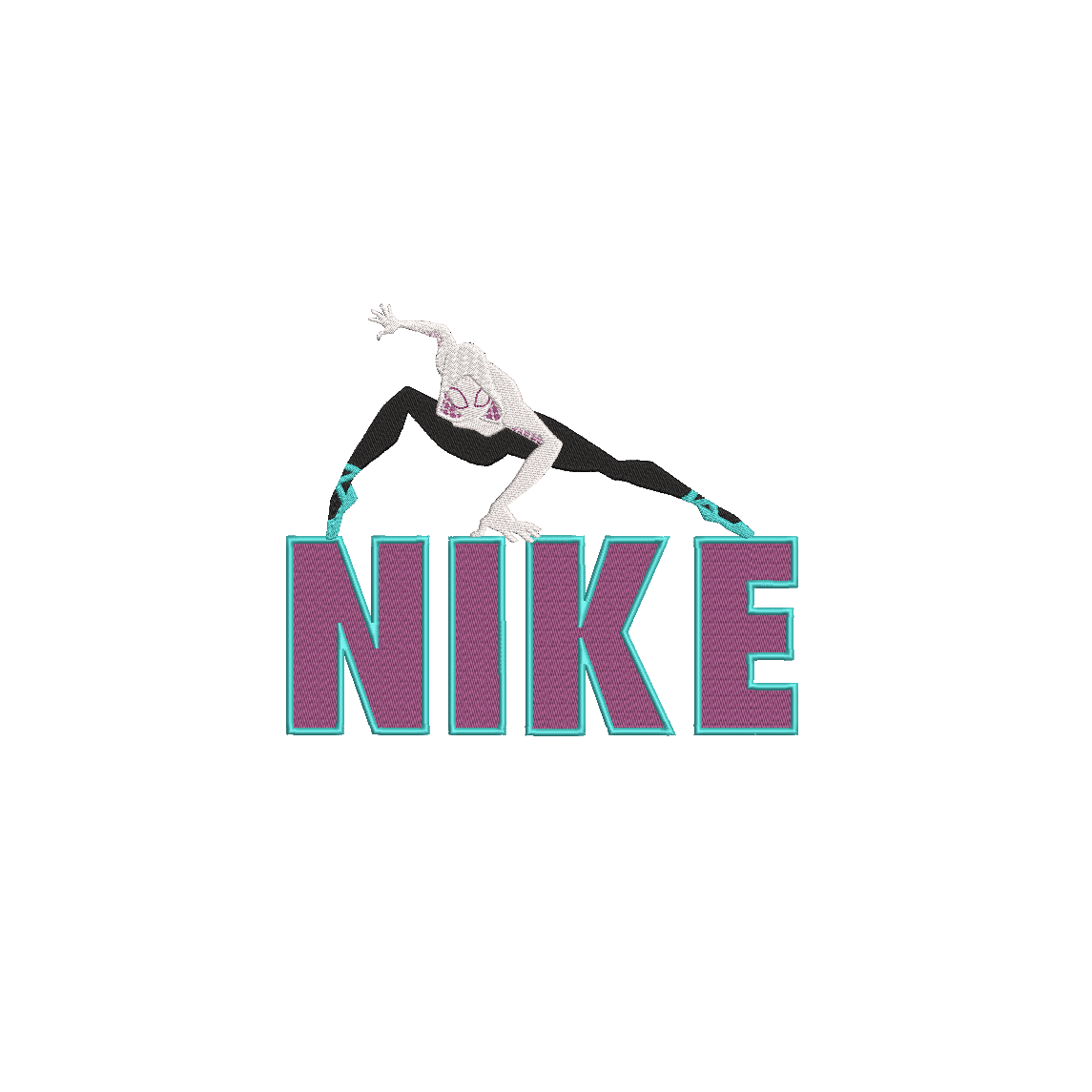 Gwen Spider Man Embroidery Designs, Gwen Spider-Man, Nike - Inspire Uplift