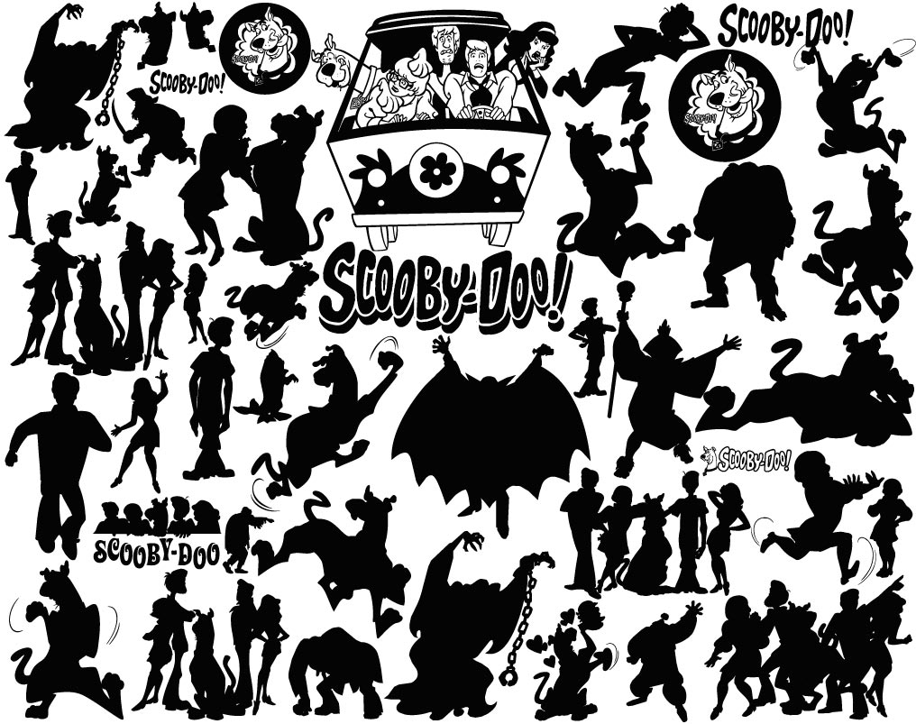 Scooby Doo svg, Scooby Doo silhouette svg, png dxf | Inspire Uplift